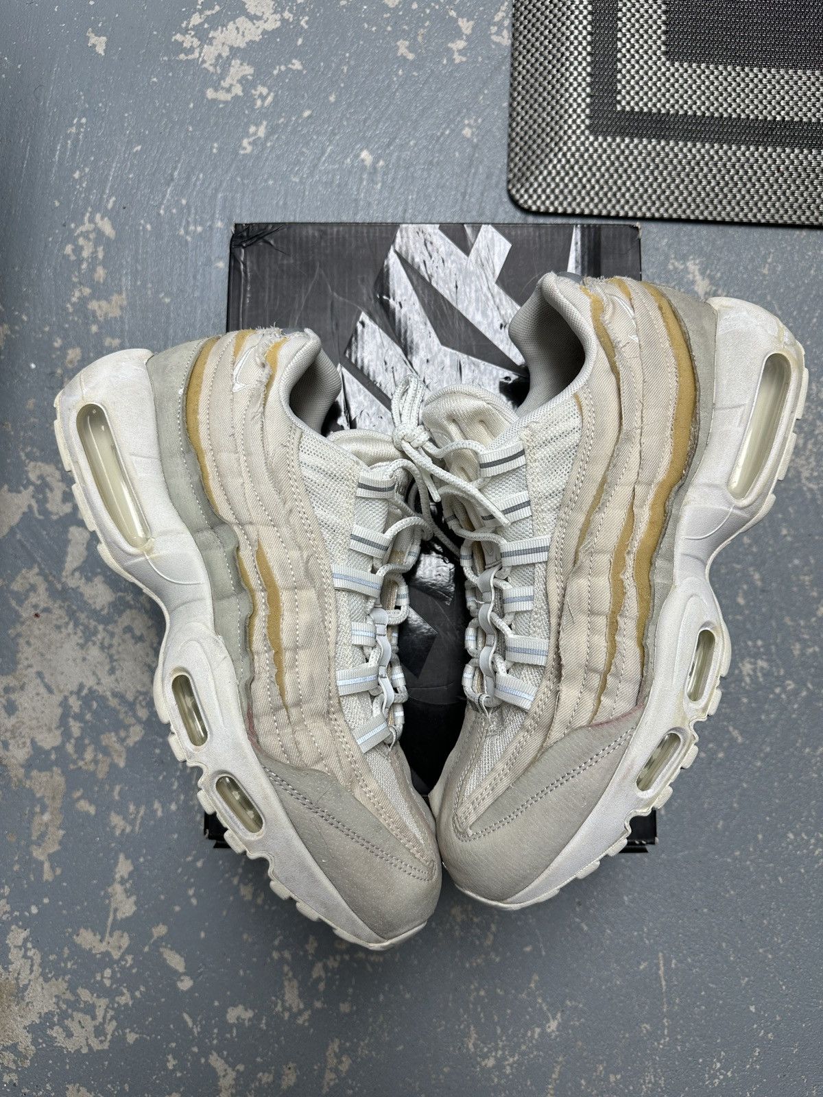 Comme des Garcons × Nike Nike x CDG Air Max 95 White | Grailed