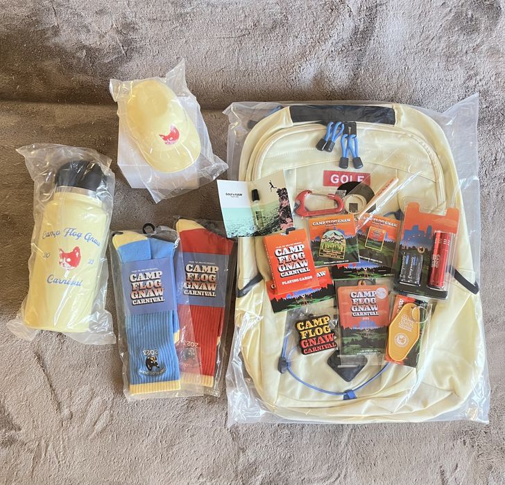 Golf Wang CAMP FLOG GNAW VIP PACKAGE + CFG2023 PRIZES | Grailed