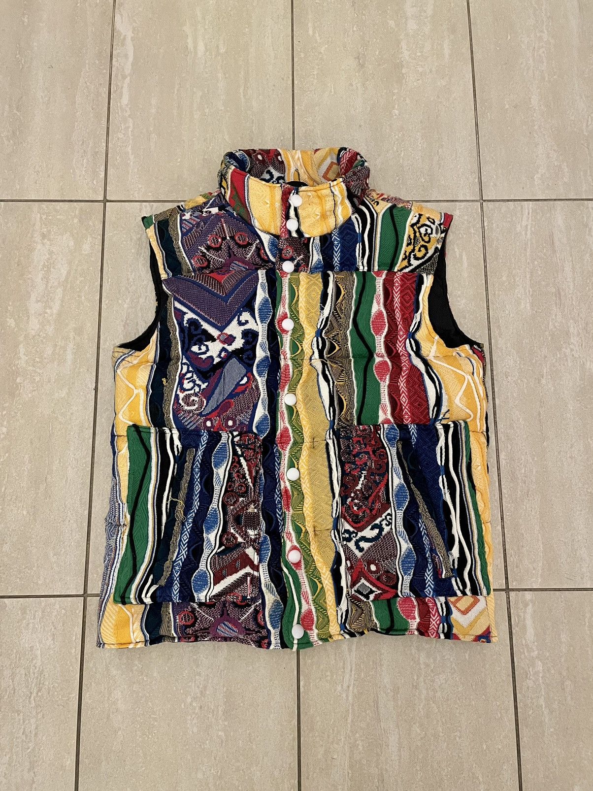 Coogi × Vintage Coogi Vest Puffer Jacket Biggie Og Bubble Australia ...