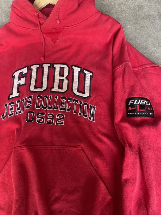 Vintage RARE VINTAGE FUBU Heavy Faded 90s y2k boho hoodie | Grailed