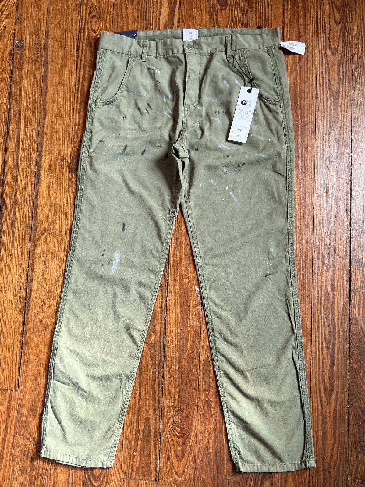Gap × Nsf Gap x NSF GQ Paint Splatter Pants | Grailed