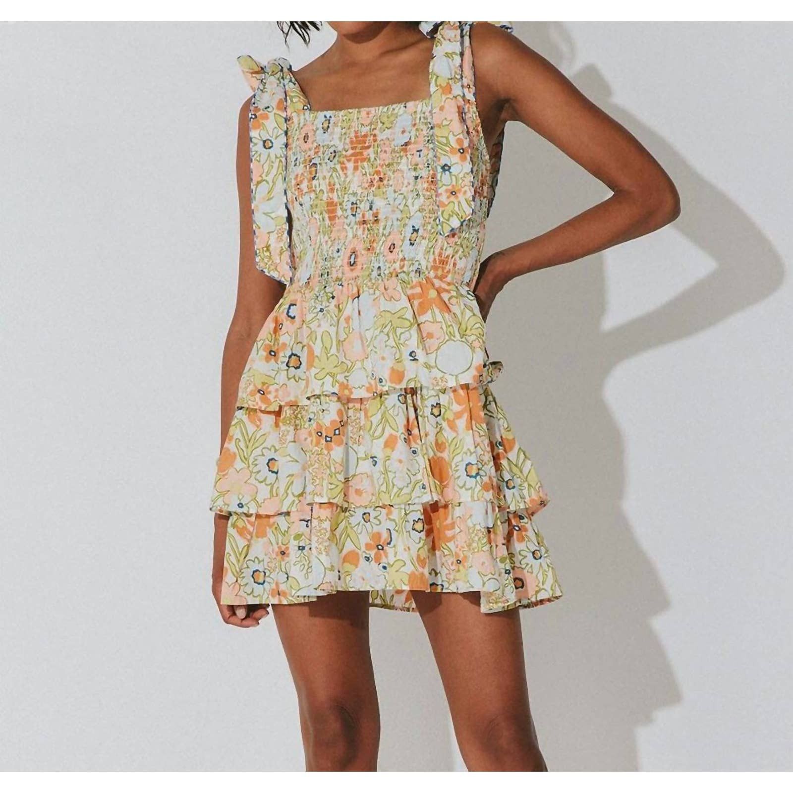 Cleobella Tamara Mini Dress In Retro Floral | Grailed