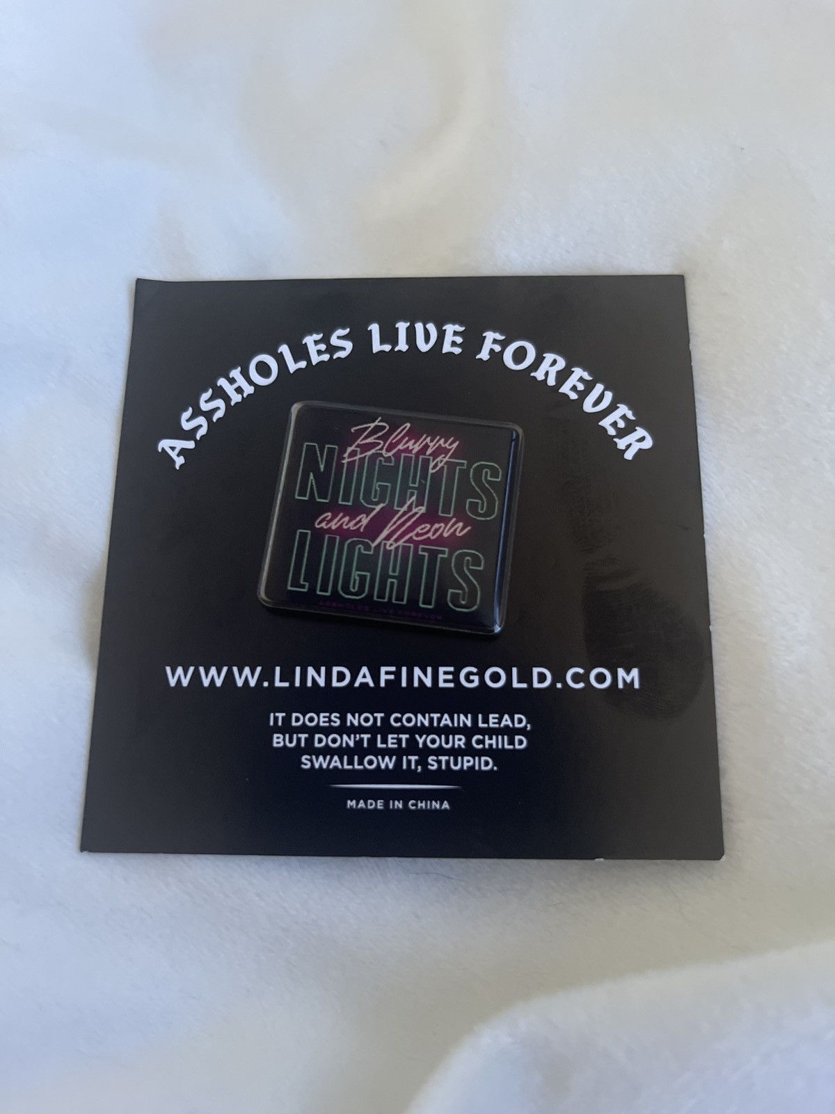 Other Assholes Live Forever Pin Grailed