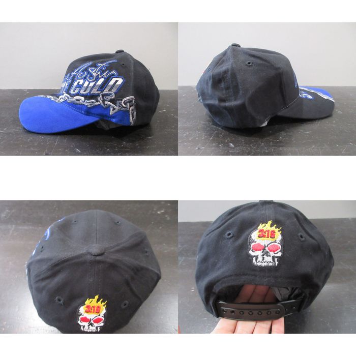 Vintage VINTAGE Stone Cold Hat Cap Snap Back Black Steve Austin WWF WWE ...