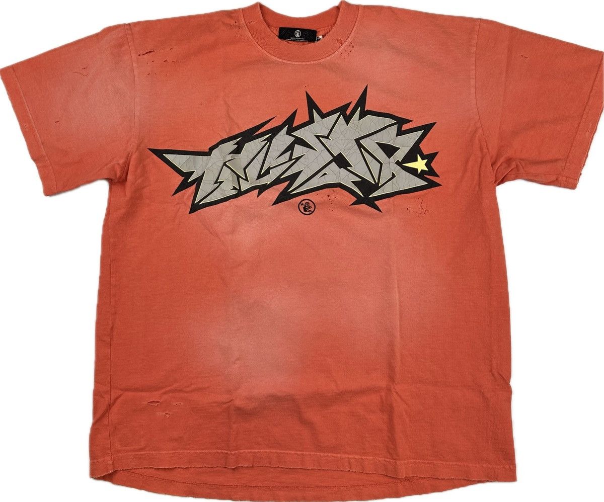 HELLSTAR Hellstar Cracked Print T-shirt | Grailed