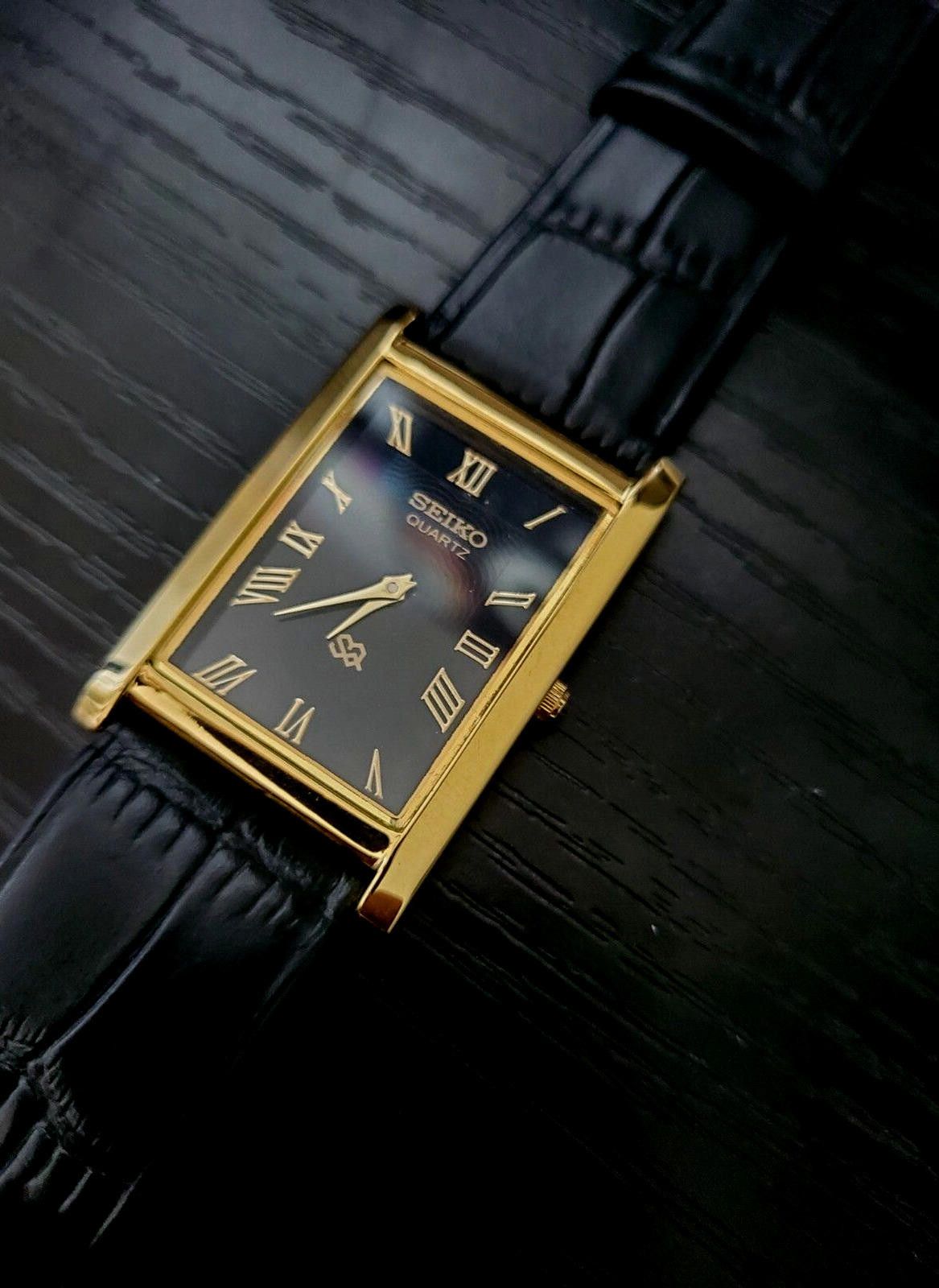 Seiko NOS - Rare - Vintage Seiko Slim Tank Quartz Men's Watch | Grailed