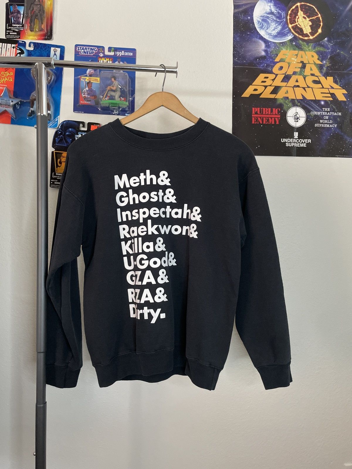 Vintage Vintage y2k Wu-Tang Clan Members Names Crewneck | Grailed