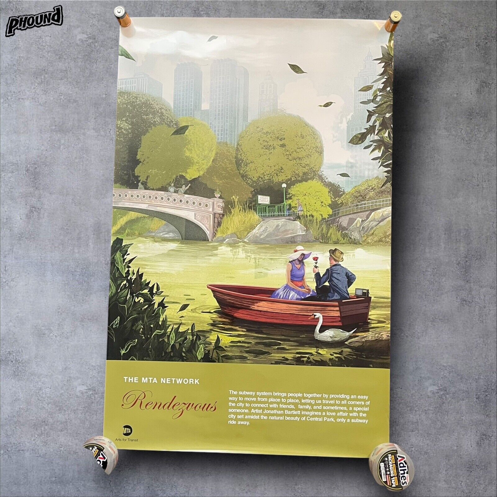Vintage MTA NYCTA SUBWAY ART POSTER 2011 Rendezvous NYC SUBWAY Net ...