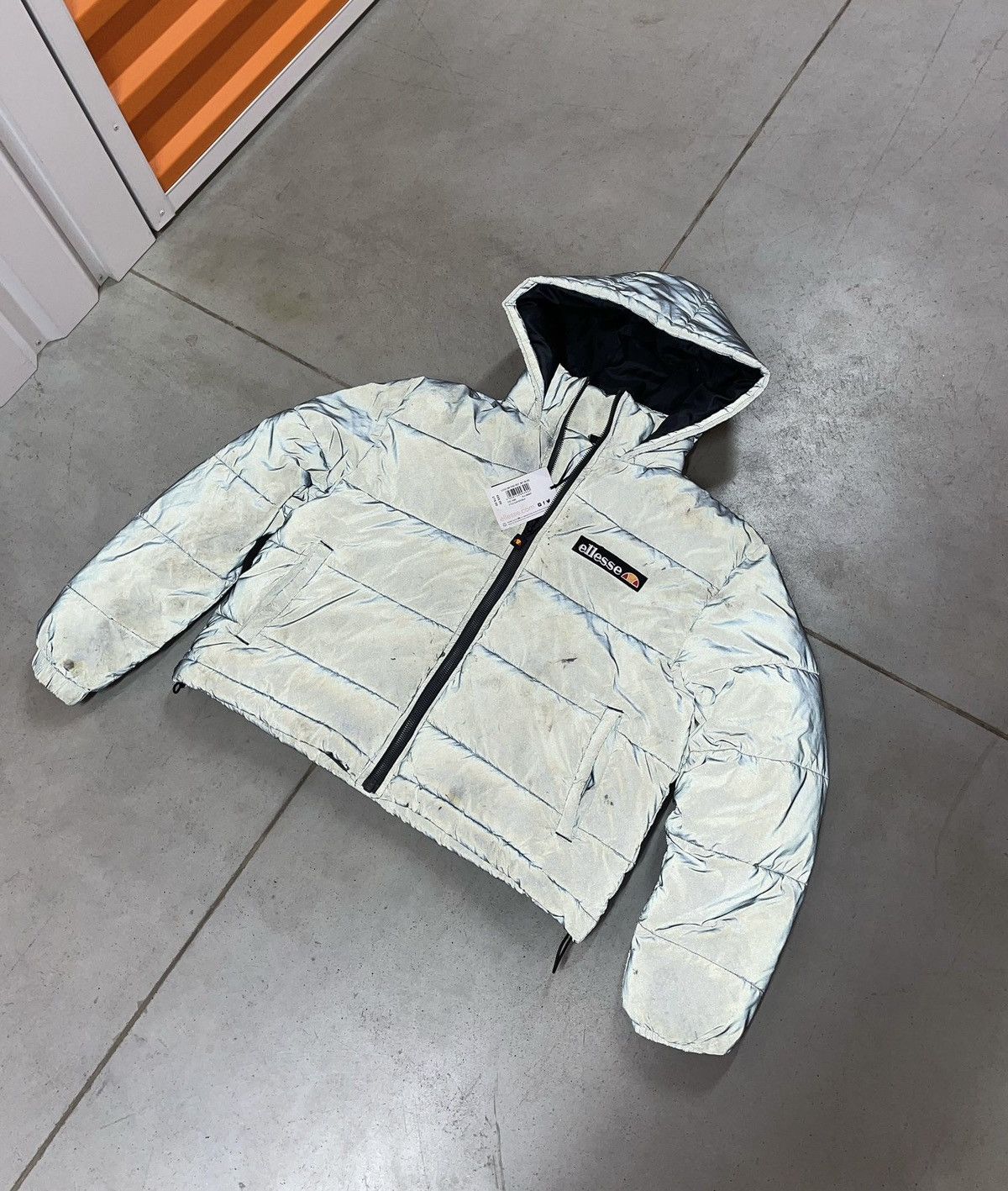 Ellesse Women’s NWT Reflective Ellese Puffer Jacket Big Logo | Grailed