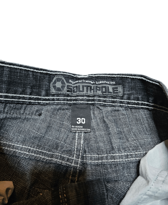 Southpole Vintage Y2K Southpole Red Tab Black Denim Jeans | Grailed
