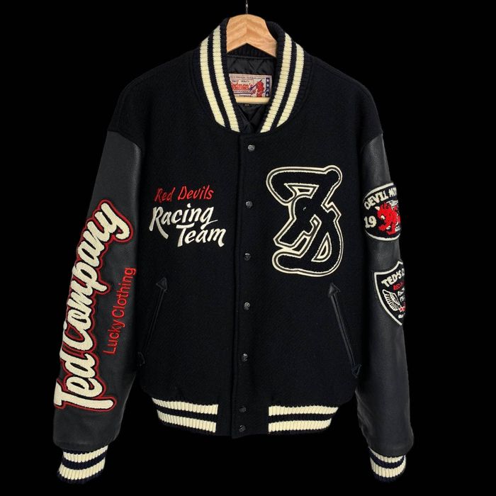 Tedman Red Devil Racing TOKYO Varsity Jacket | 44 (L-XL) | Grailed