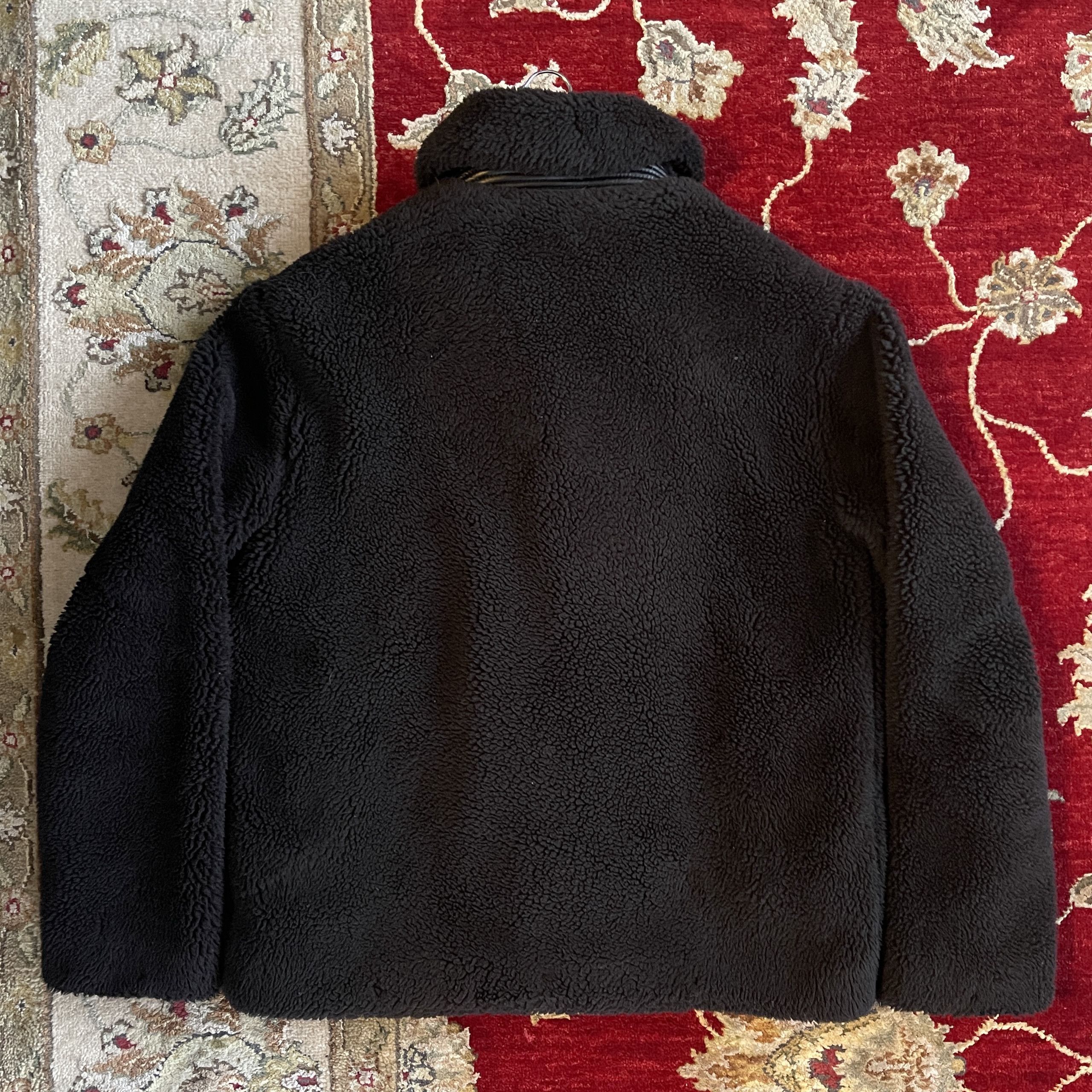 Topman Topman - Black Faux Shearling Jacket | Grailed