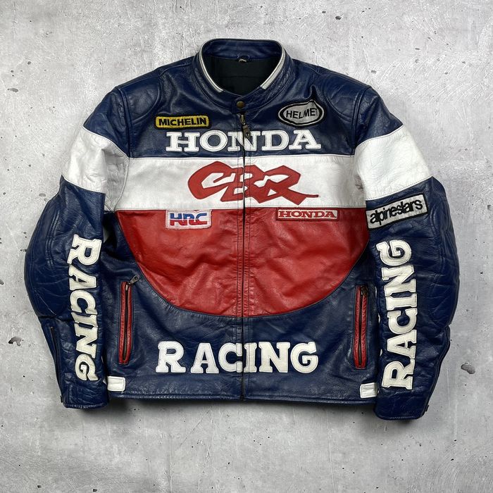 Honda Vintage Honda CBR Leather Jacket | Grailed