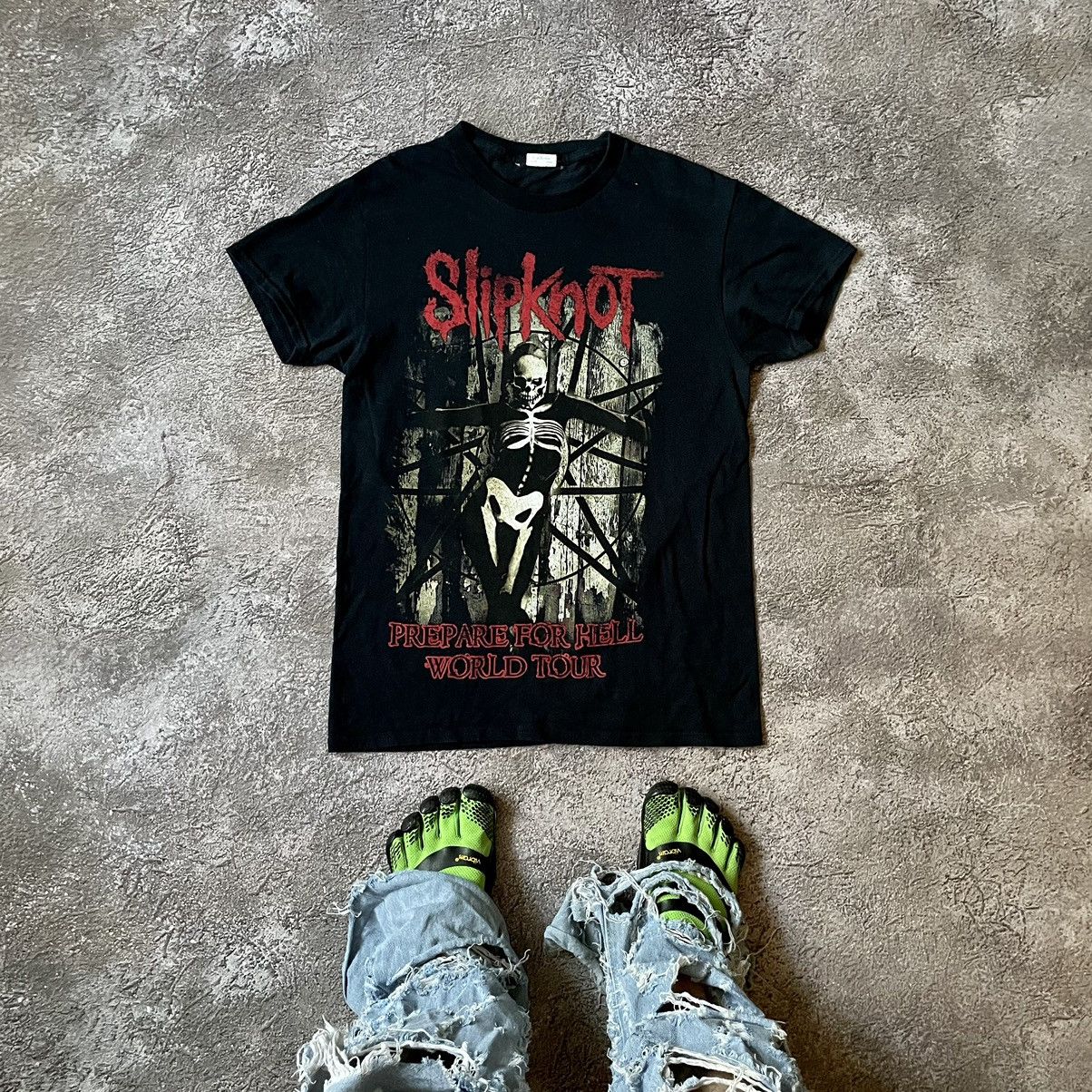 Band Tees × Vintage Vintage Y2K SLIPKNOT CREEPY FACE Horror Psycho ...