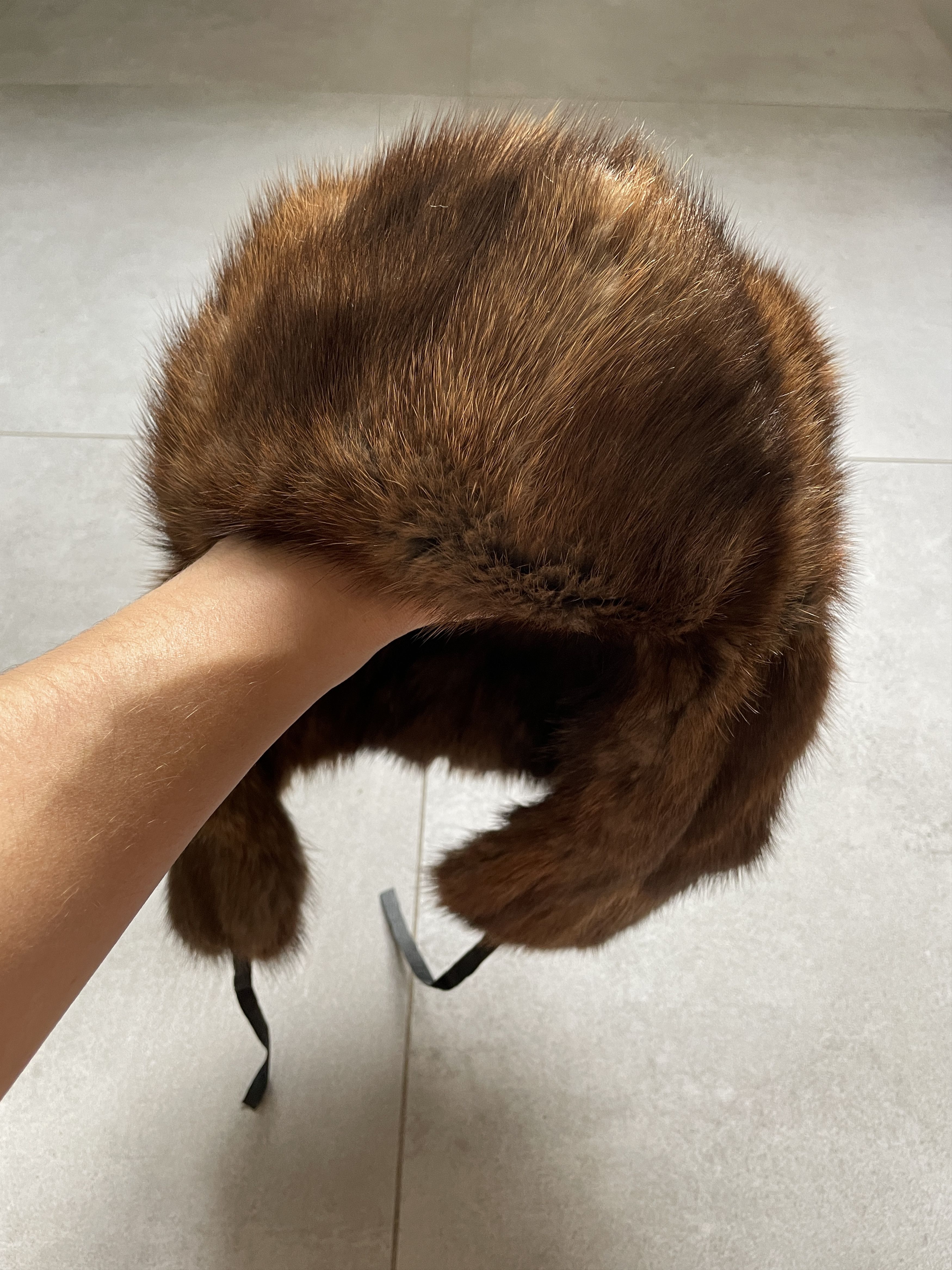 Avant Garde × Japanese Brand × Vintage VINTAGE 90S FUZZY USHANKA FUR ...