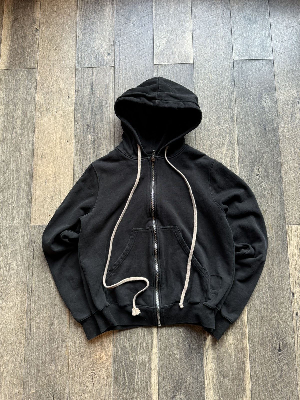 Rick Owens × Rick Owens Drkshdw Rick Owens Zip Up Hoodie Sz XL | Grailed