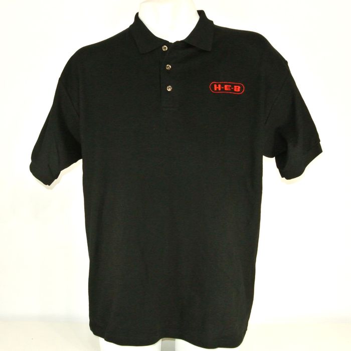 Mando H-E-B HEB Grocery Store Employee Uniform Black Polo Shirt | Grailed