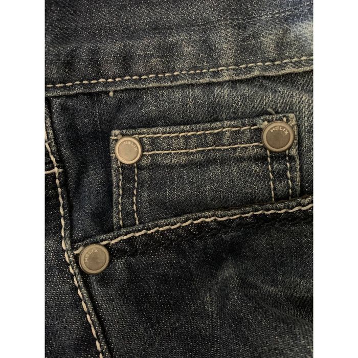 Helix HELIX Jeans Men 30X30 Relaxed Boot Cut Blue Denim Distressed ...