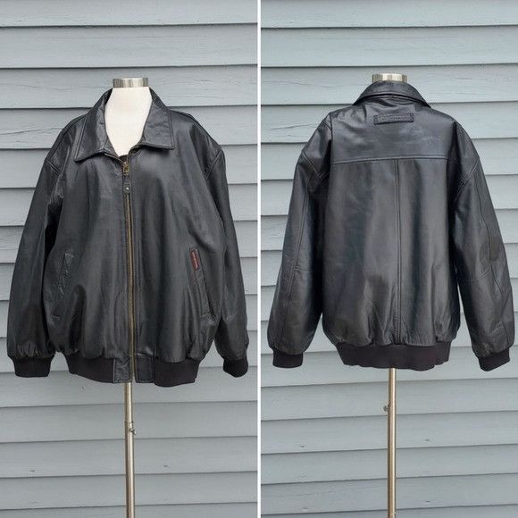 Vintage × Winchester Vintage 90s Winchester Rifles Black Leather ...