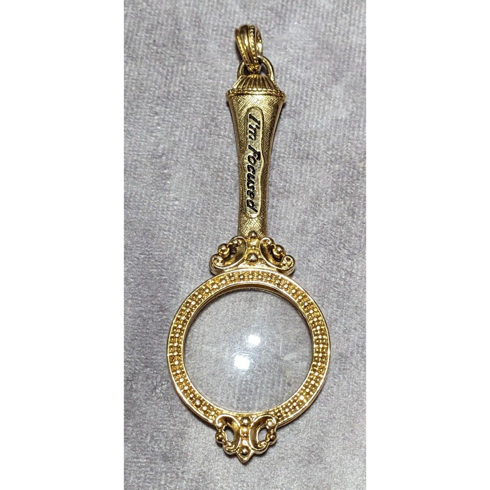 Other I'm Focused Gold Magnifying Glass Pendant | Grailed