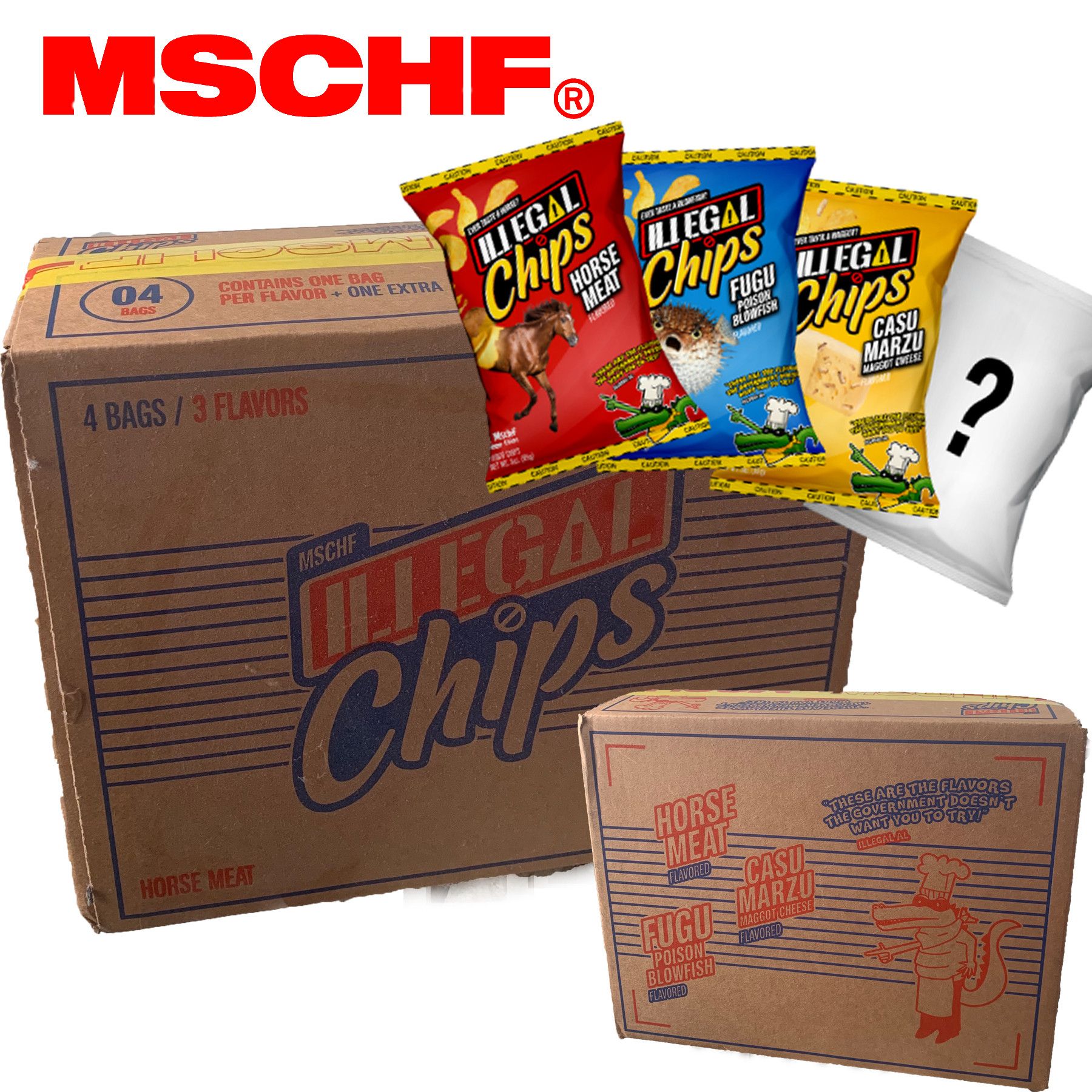 MSCHF Illegal Chips | Grailed