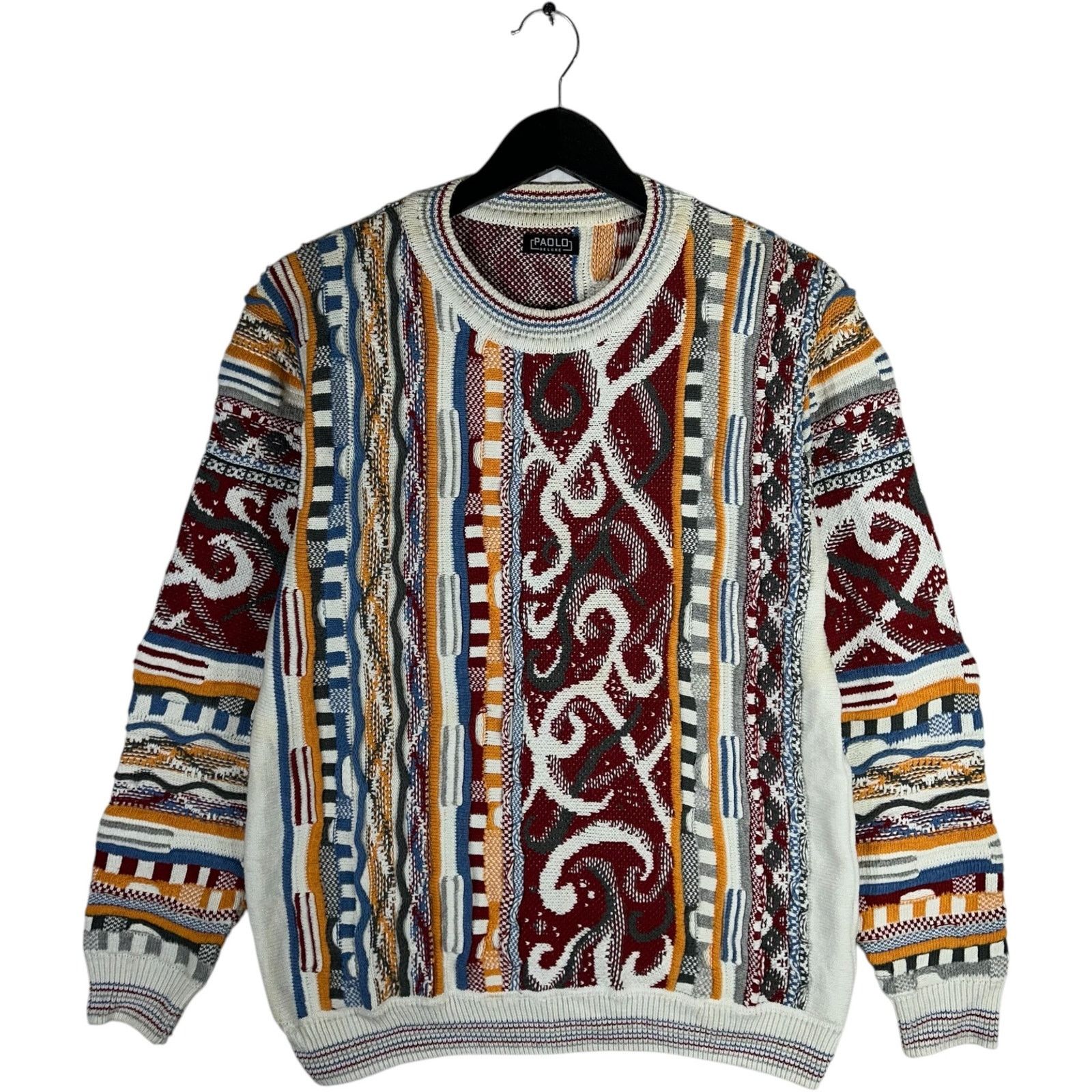 Vintage Vintage Paolo Deluxe 3D Knit Sweater 90s | Grailed