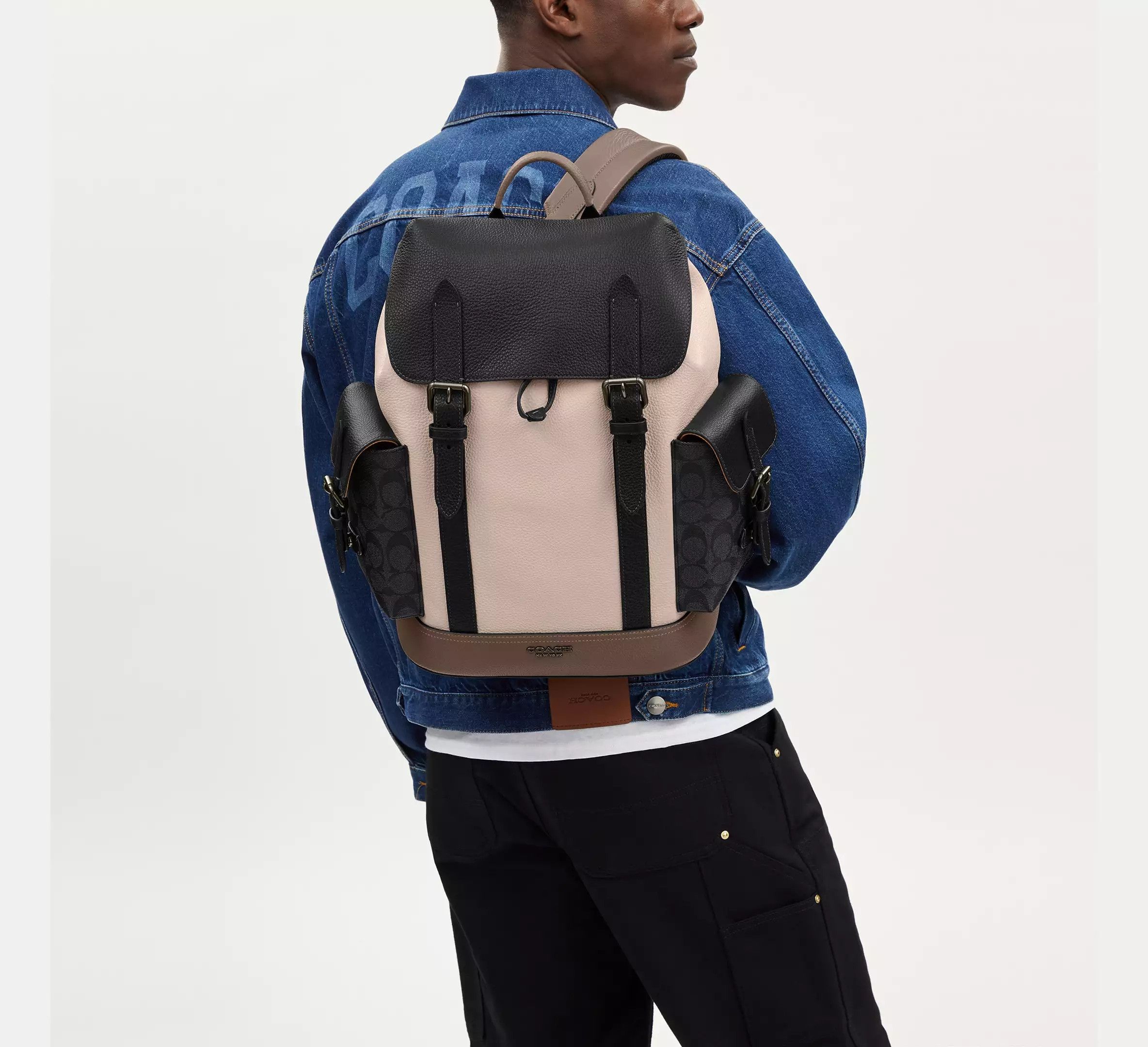Coach Hudson Backpack In Colorblock With Signature Canvas CT835 | Grailed