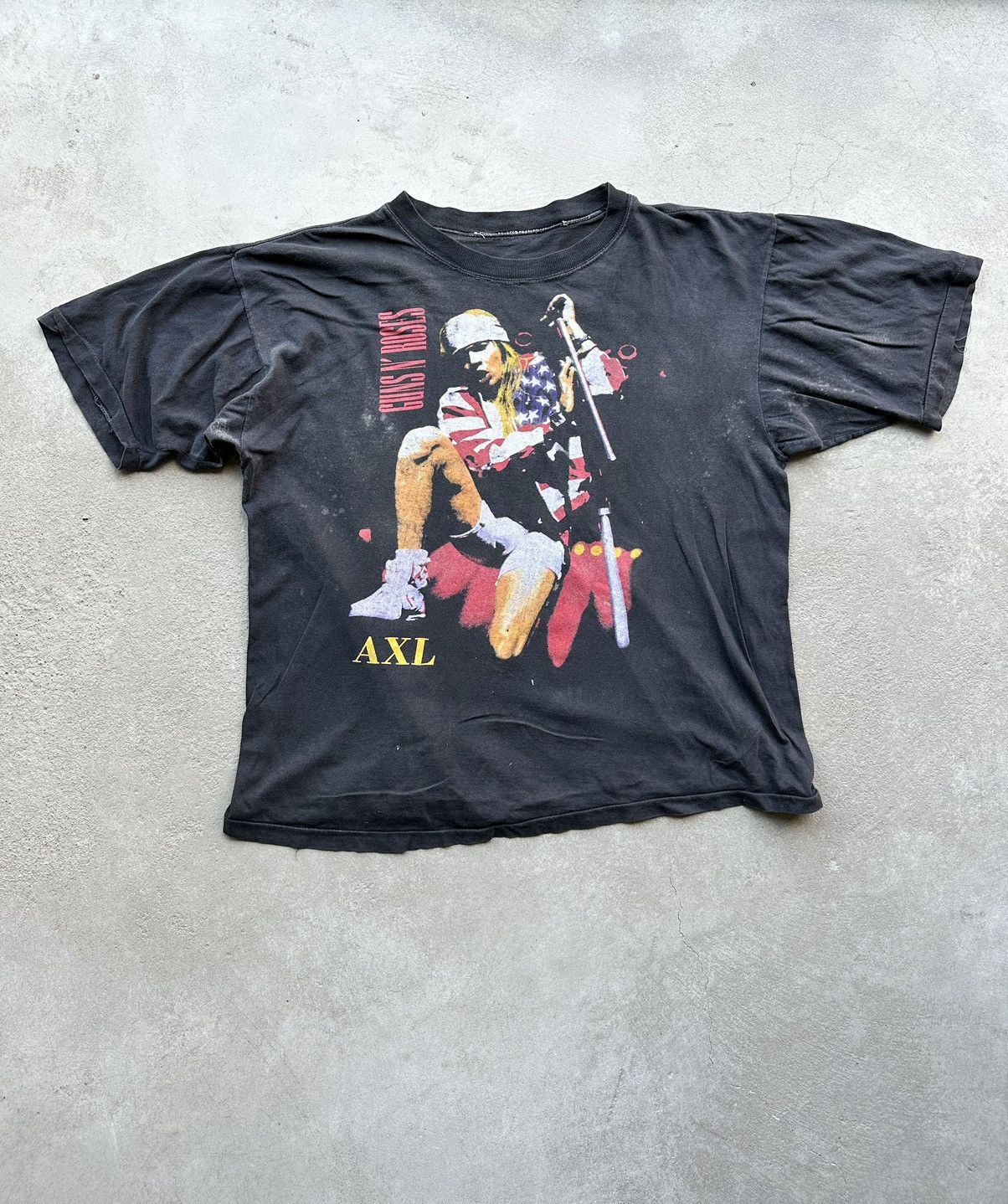 Band Tees × Very Rare × Vintage 🇺🇸 90’s Guns N Roses Axl Rose Graphic ...