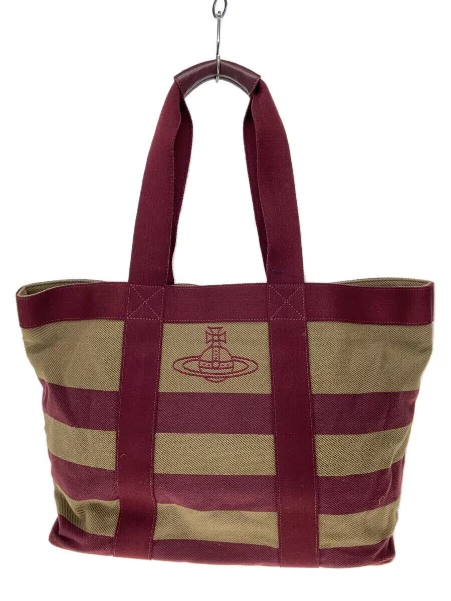 Vivienne Westwood Striped Orb Canvas Tote Bag | Grailed