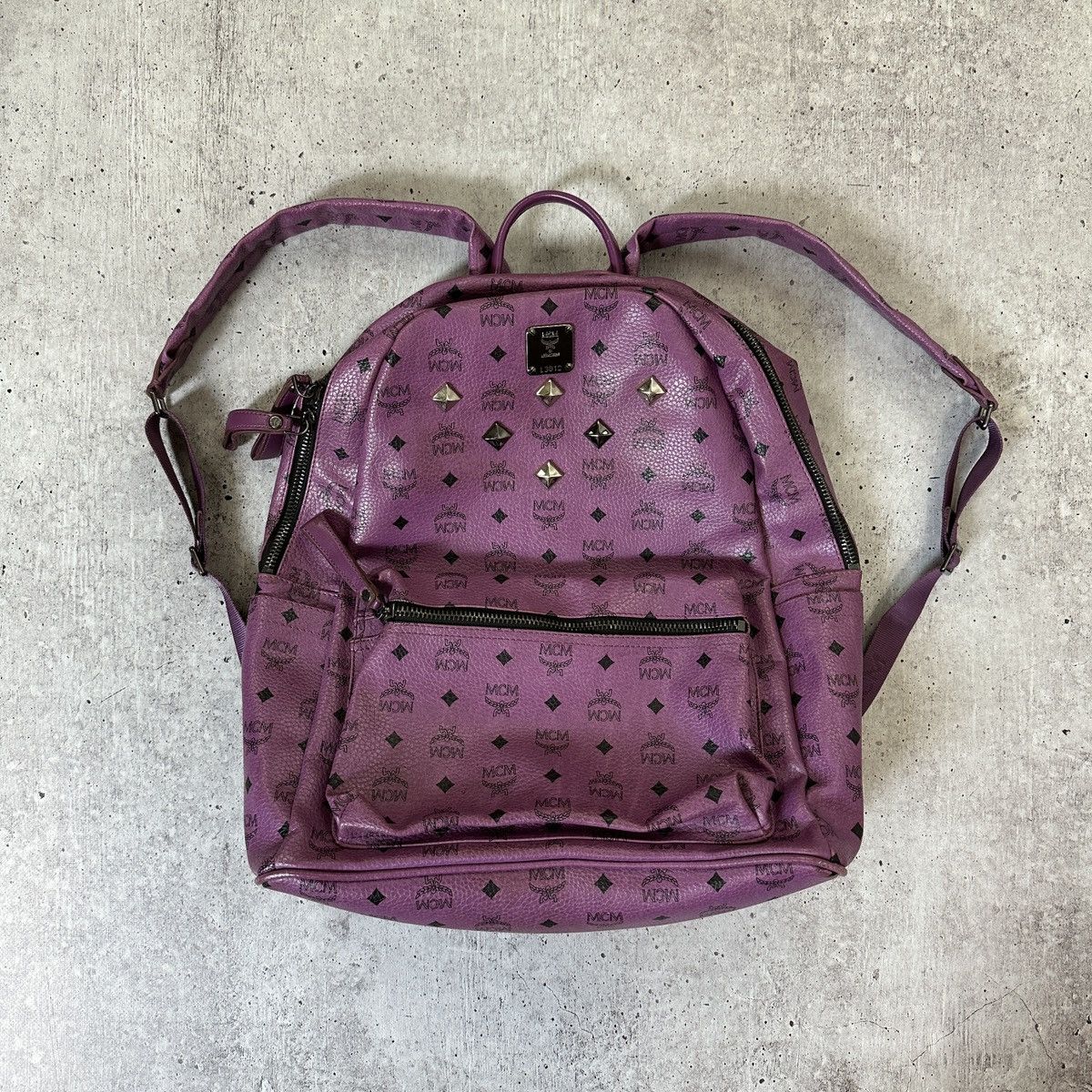 MCM MCM Purple Stark Backpack | Grailed
