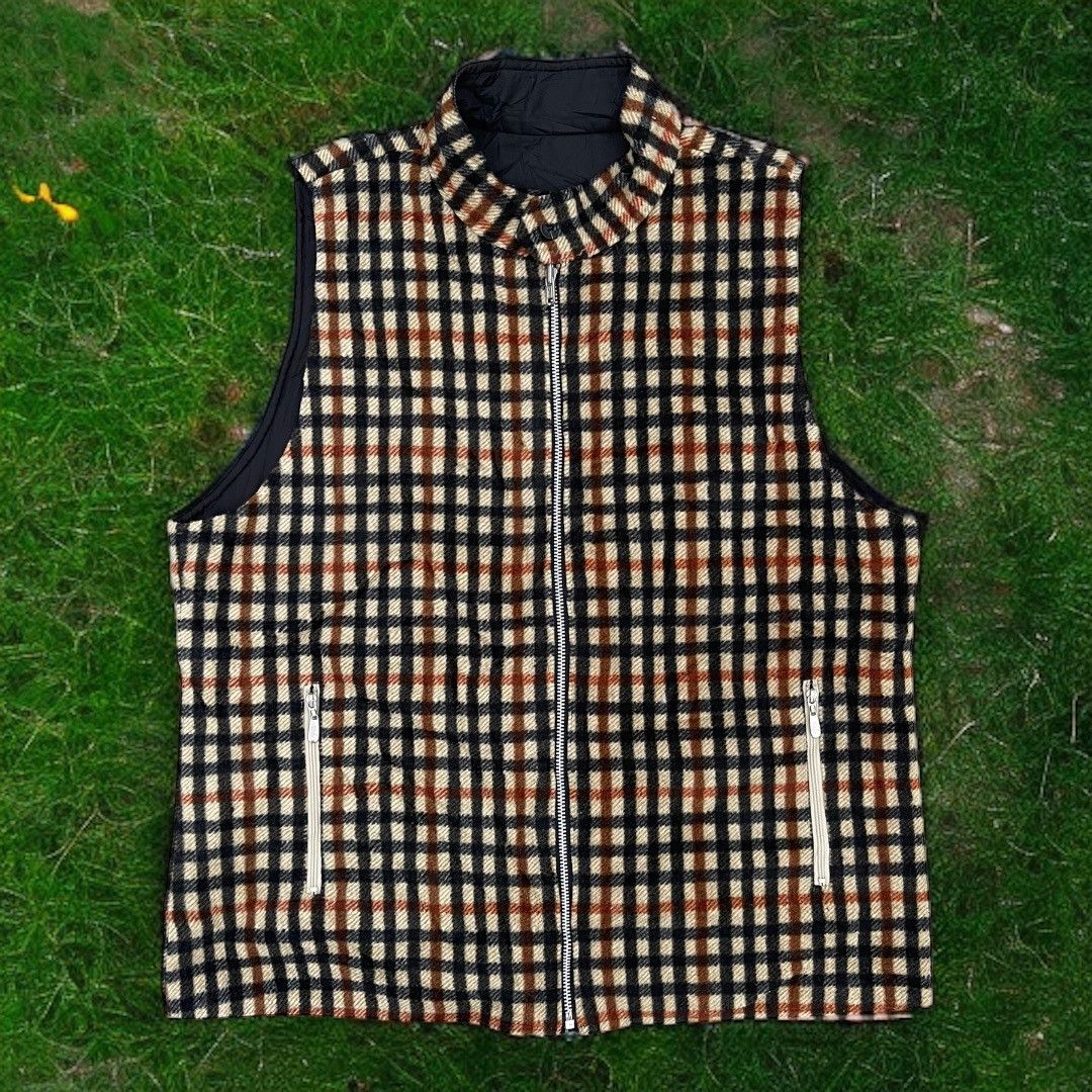 Daks London × Luxury × Vintage Daks London Checkered Reversible Vest ...