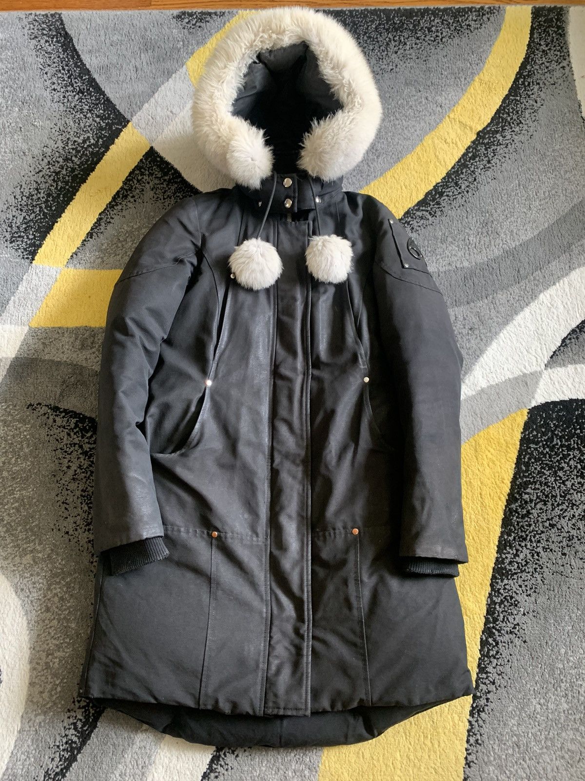 Moose Knuckles Long Down Fur Coat | Grailed