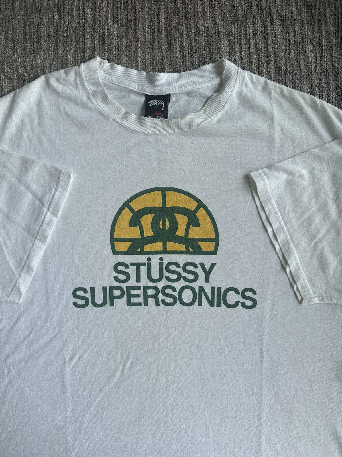 NBA × Stussy × Vintage Vintage Stussy Ripoff NBA Seattle SuperSonics ...