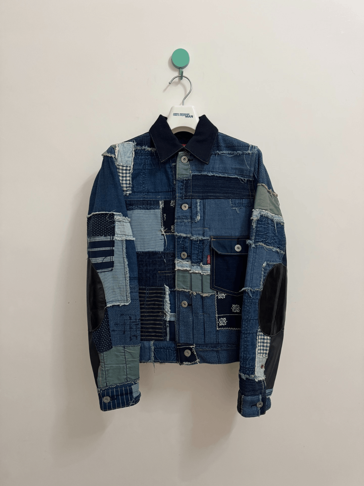 Comme des Garcons × Junya Watanabe Junya Watanabe Boro Patches Denim Jacket | Grailed