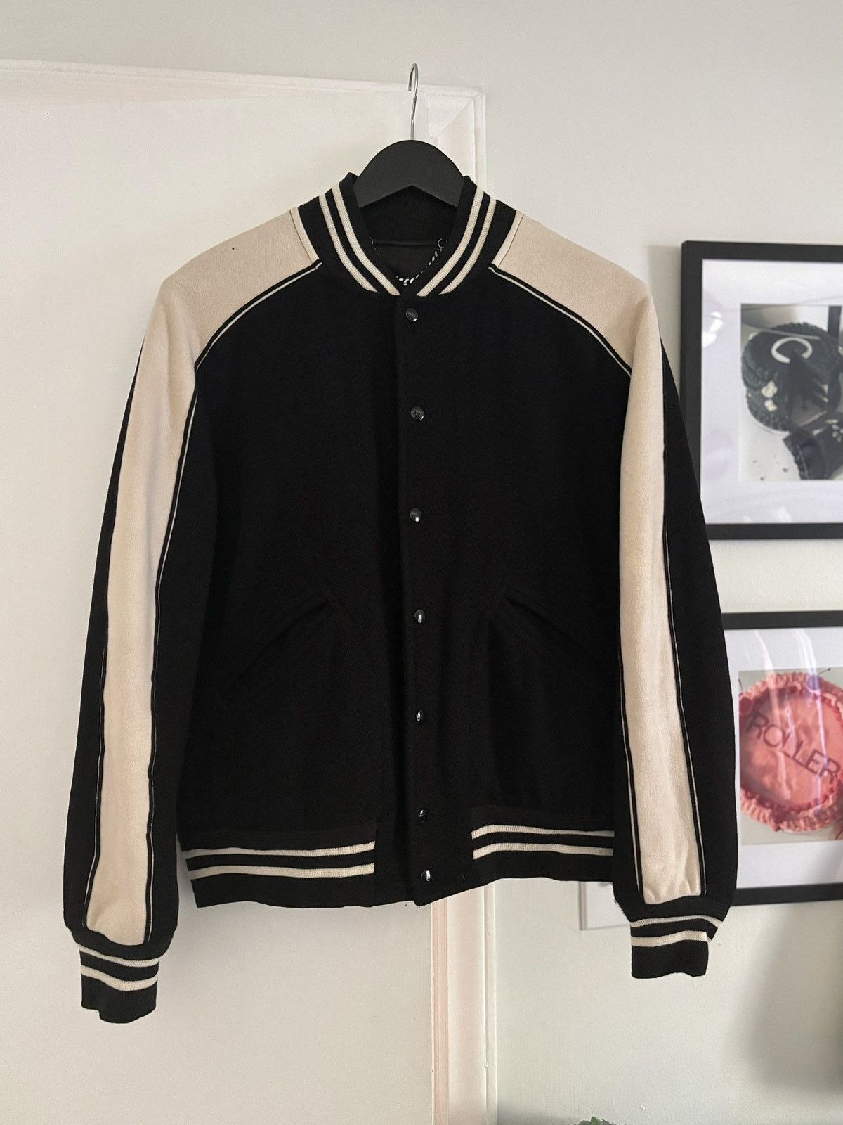 Sandro ICONIC SANDRO COLLEGE TEDDY JACKET | Grailed