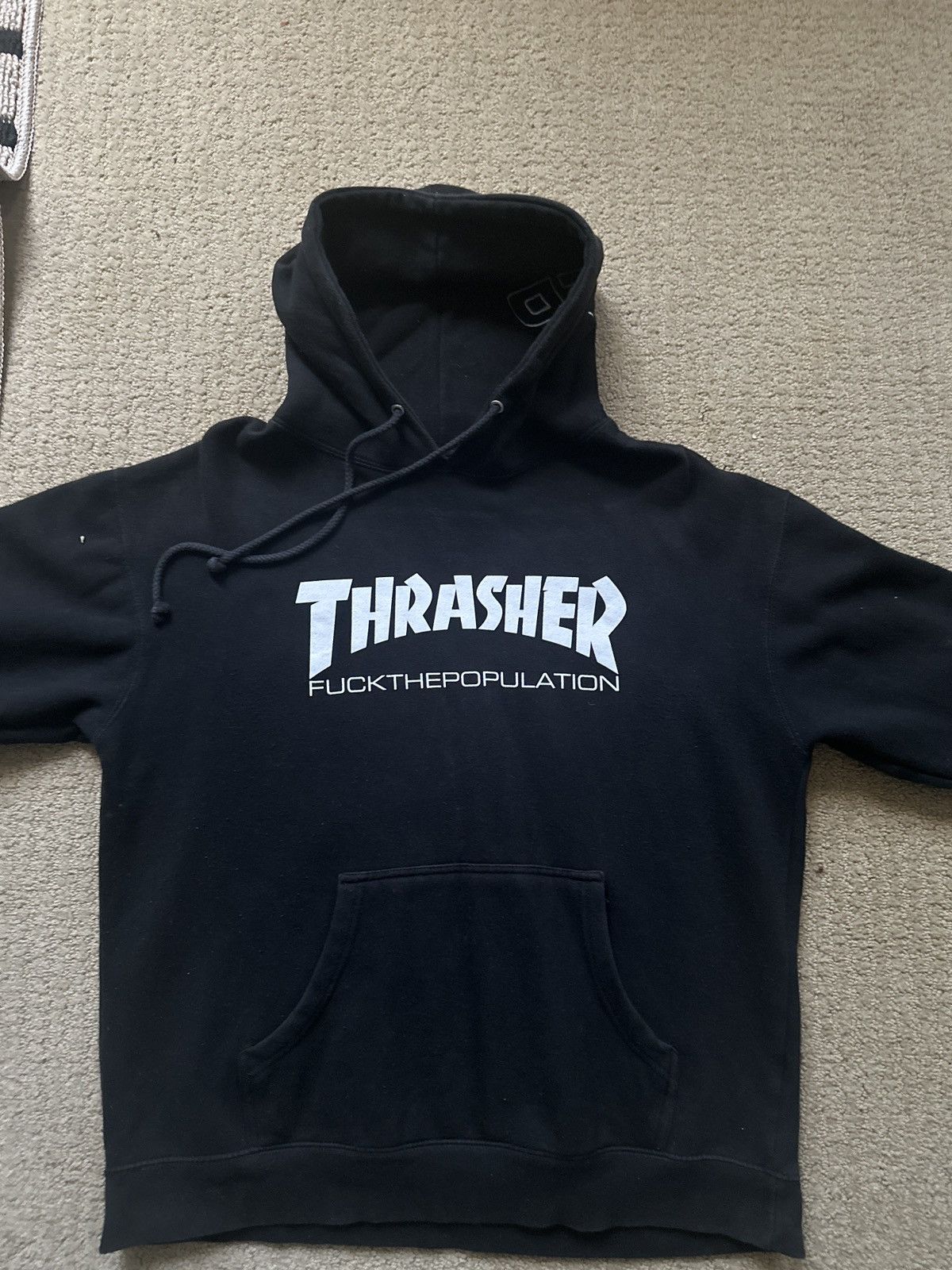 Thrasher Thrasher x FTP Logo Hoodie | Grailed