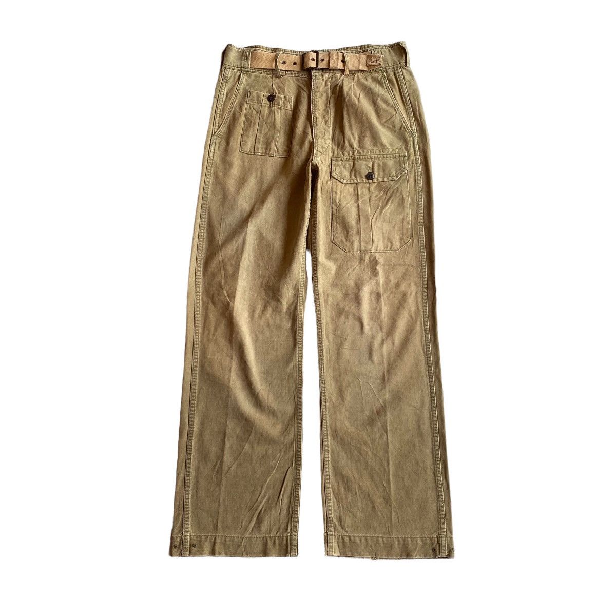 Ralph Lauren RRL Military Utility Belted Trousers | Grailed