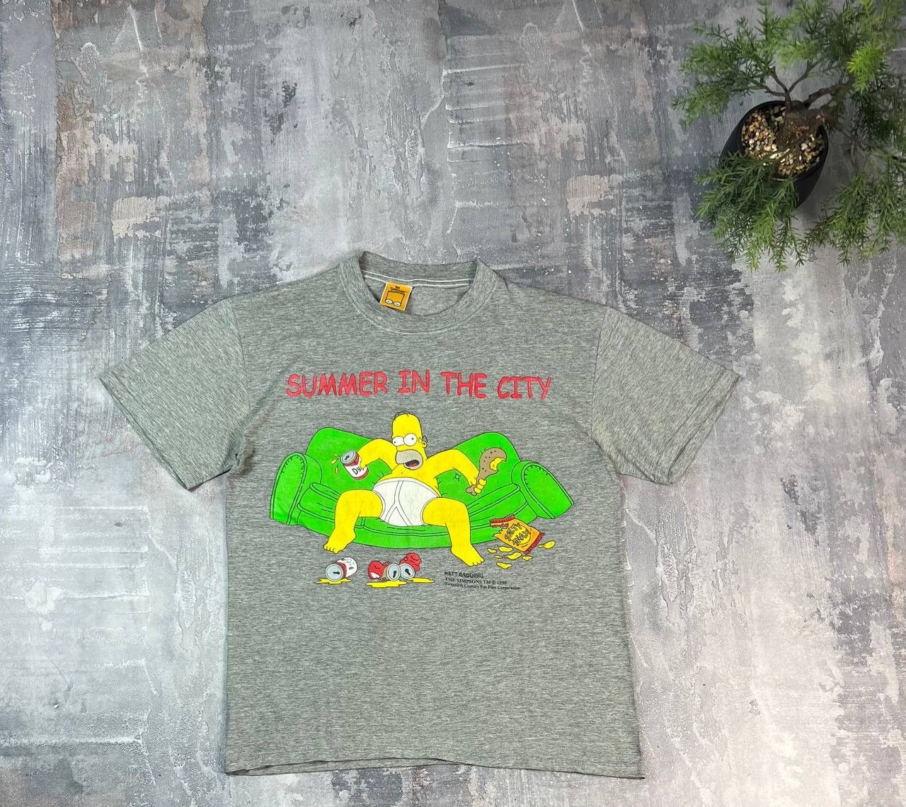Vintage 1999 The Summer in the City t shirt Homer Simpson | Grailed