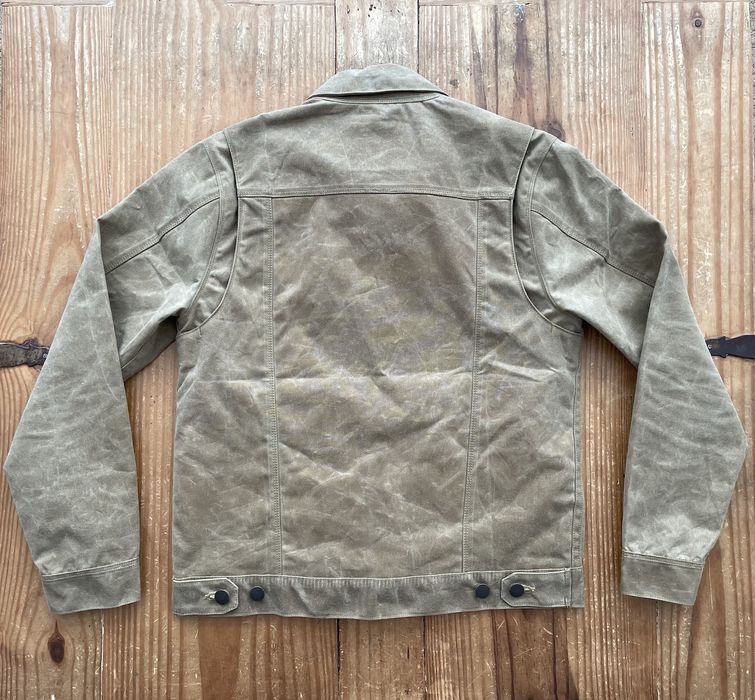 Freenote Cloth Freenote Cloth Riders Jacket RJ1 Waxed Canvas Tumbleweed ...