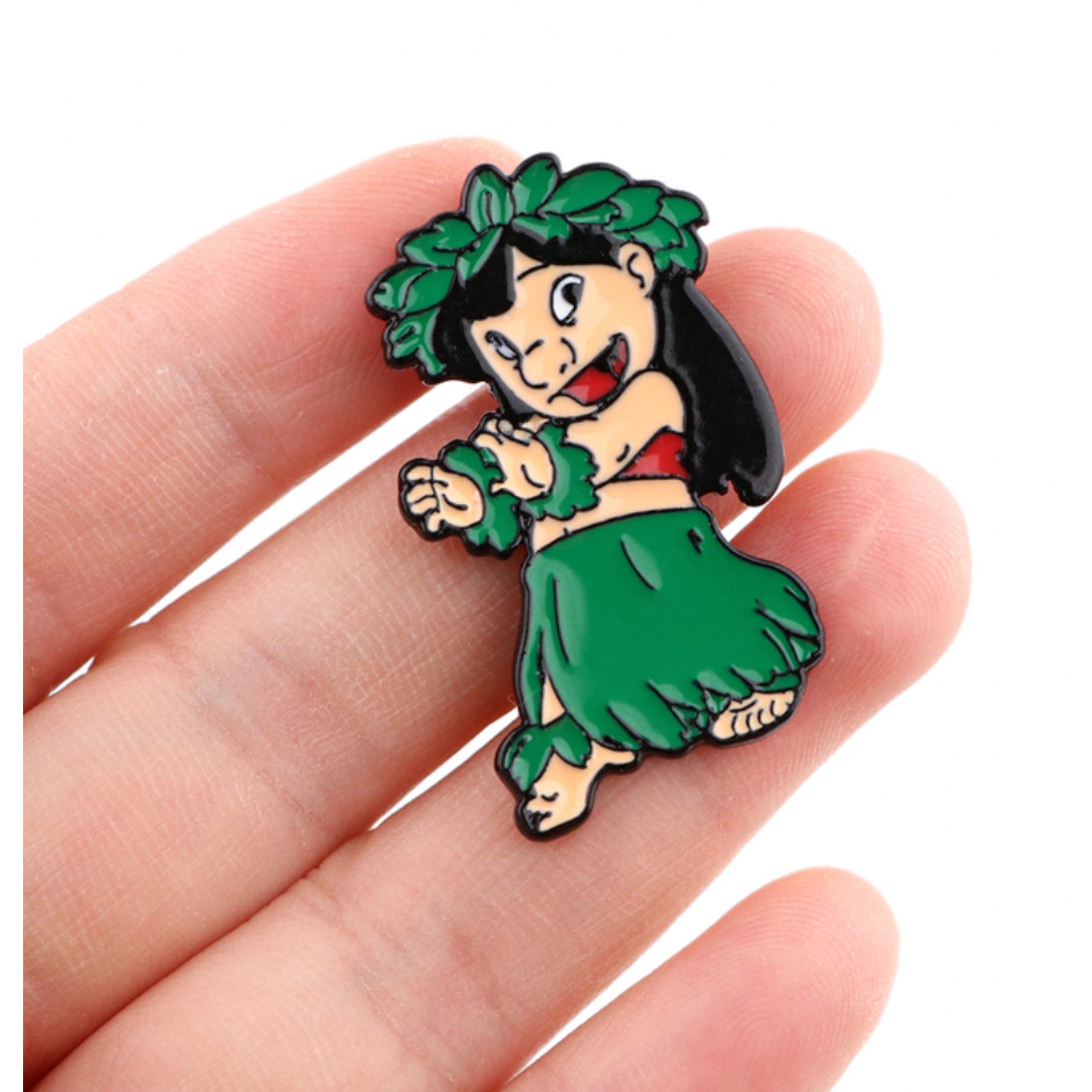 Enamel × Pins Disney Lilo & Stitch Lilo Pelekai Hula Enamel Pins 312-1 ...