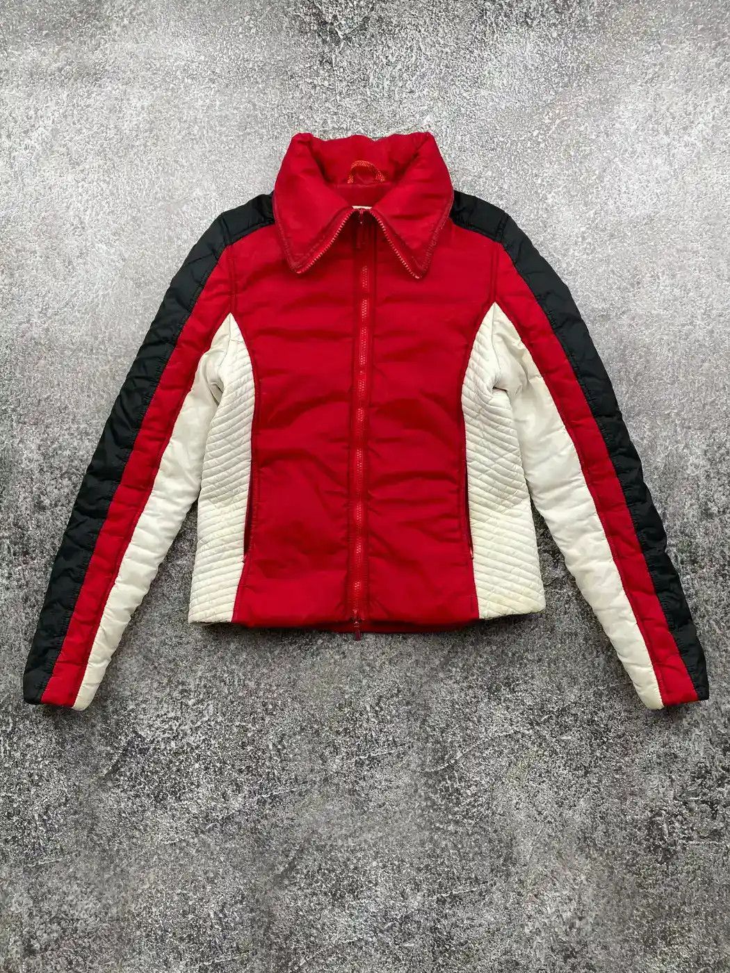 20471120 × Avant Garde × Vintage Vintage Racing Style Bomber Jacket ...