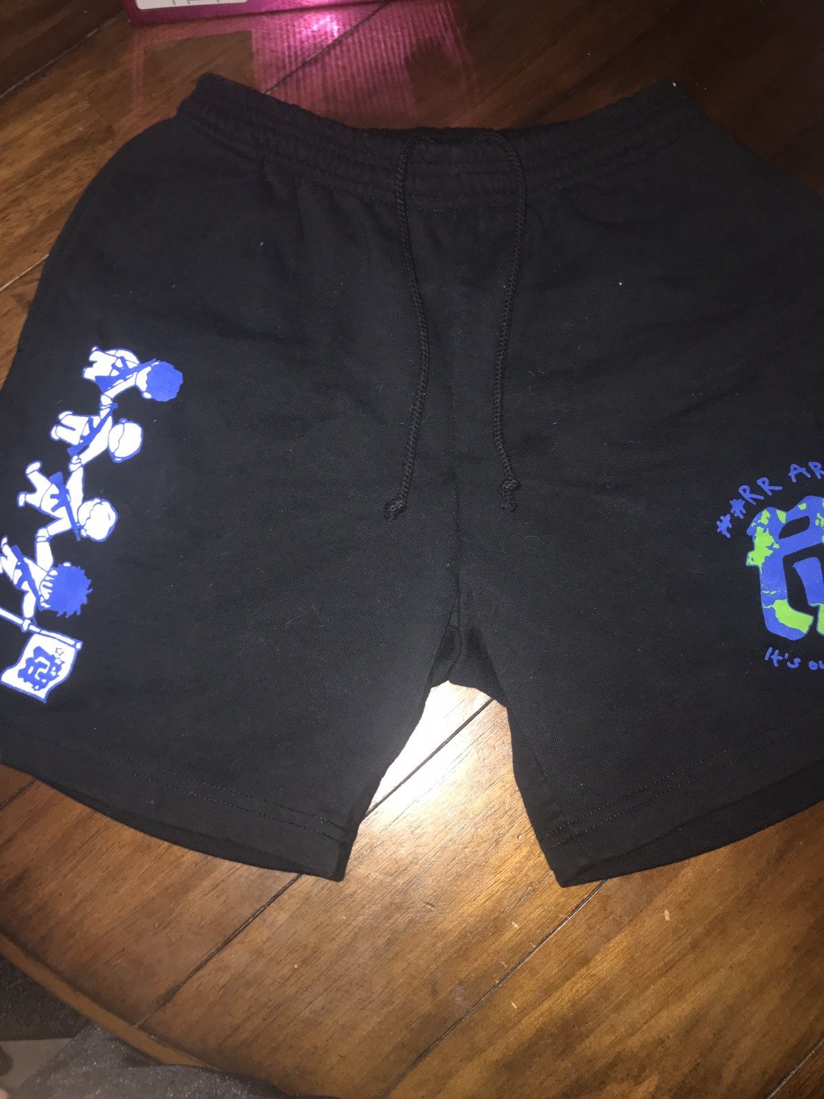 Designer × Rap Tees × Streetwear Kankan RR Worrld Shorts | Grailed