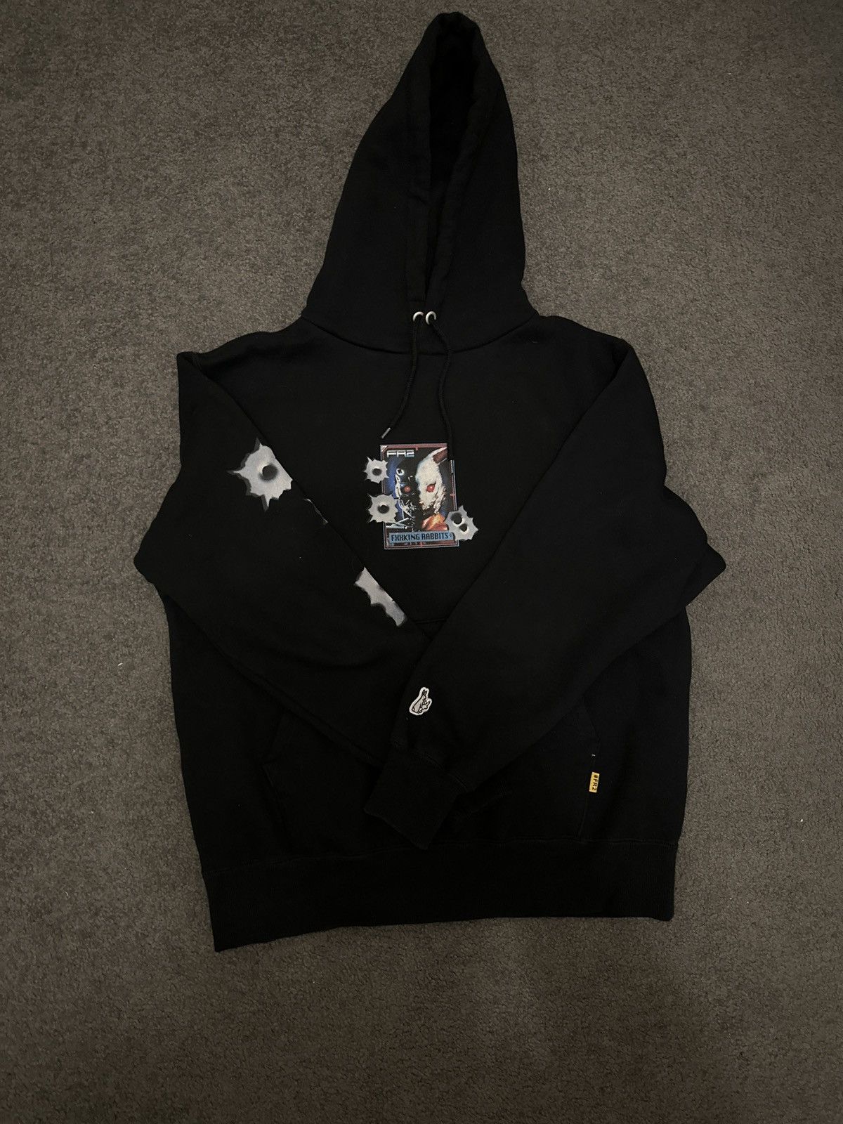 FR2 Fr2 terminator hoodie black | Grailed