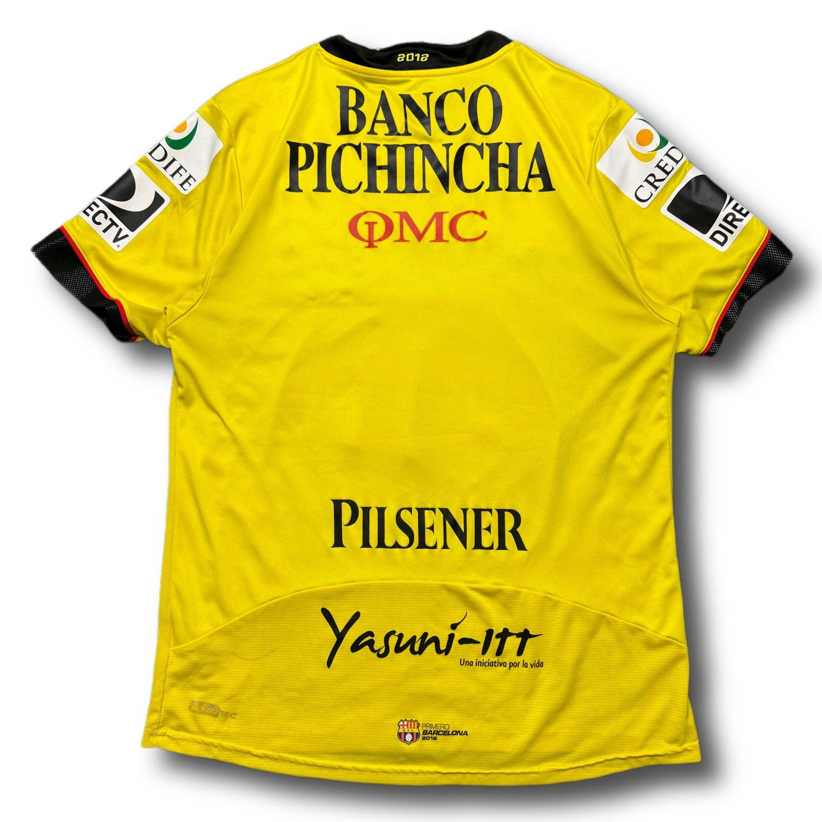 Nike Barcelona SC 2012 Yellow Spanish Soccer Football Jersey Kit | Grailed