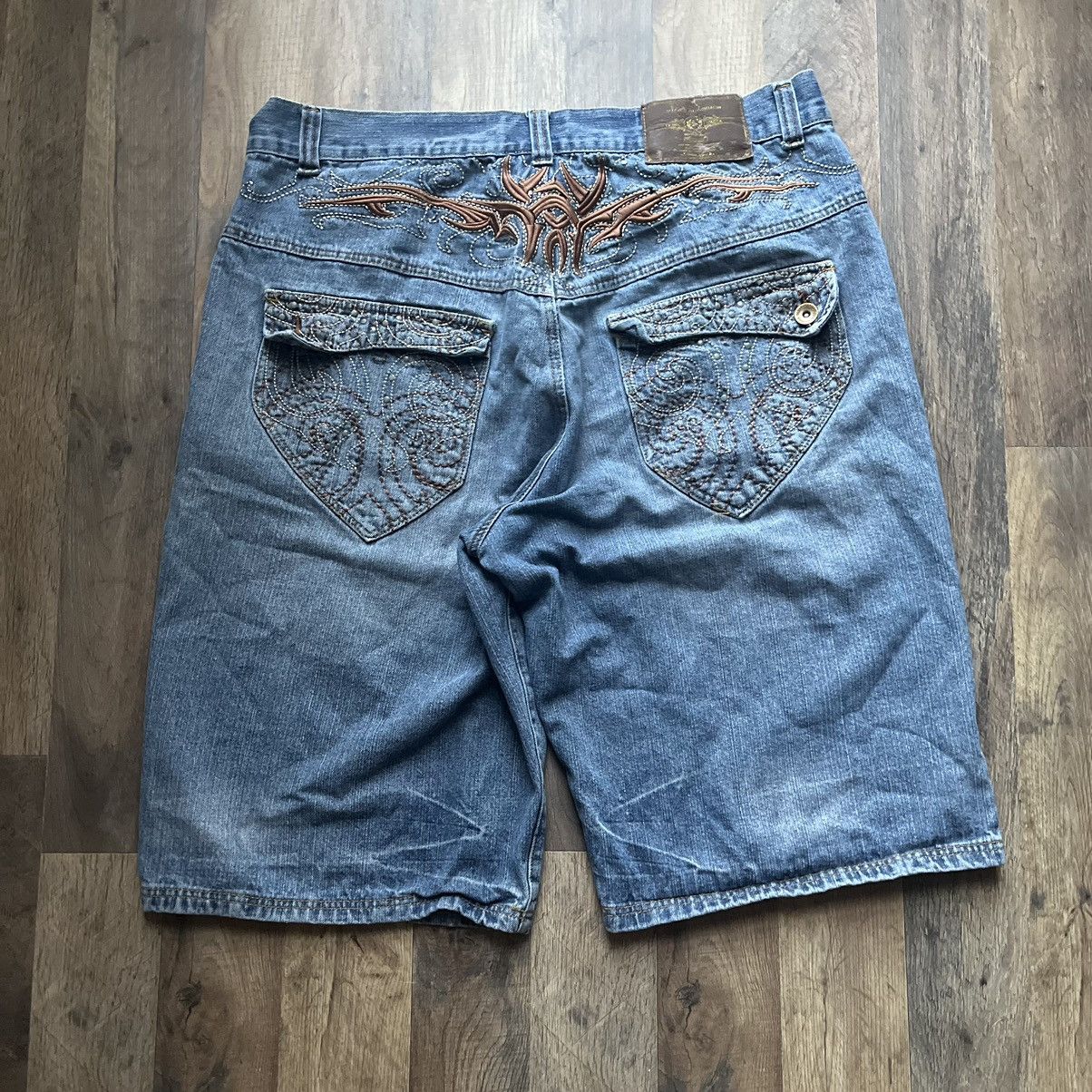 Affliction × JNCO × Vintage Crazy Y2K Baggy Affliciton Embroidered ...