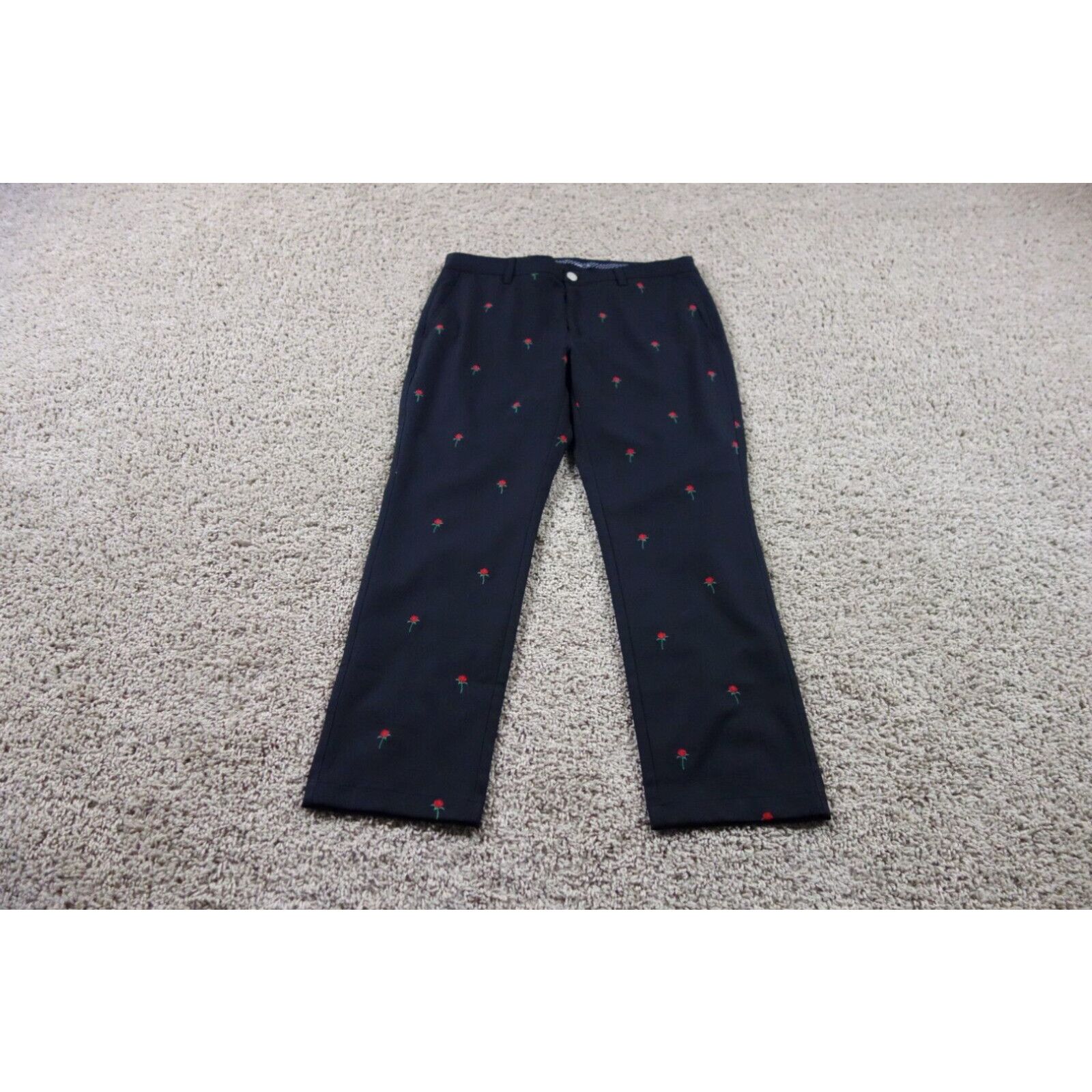 Bonobos Bonobos Pants Mens 33x28 Black Chino Golf Tailored Performance ...