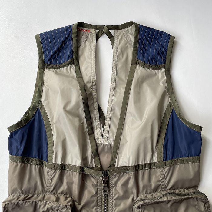 Prada S/S 1999 Nylon Utility Vest | Grailed