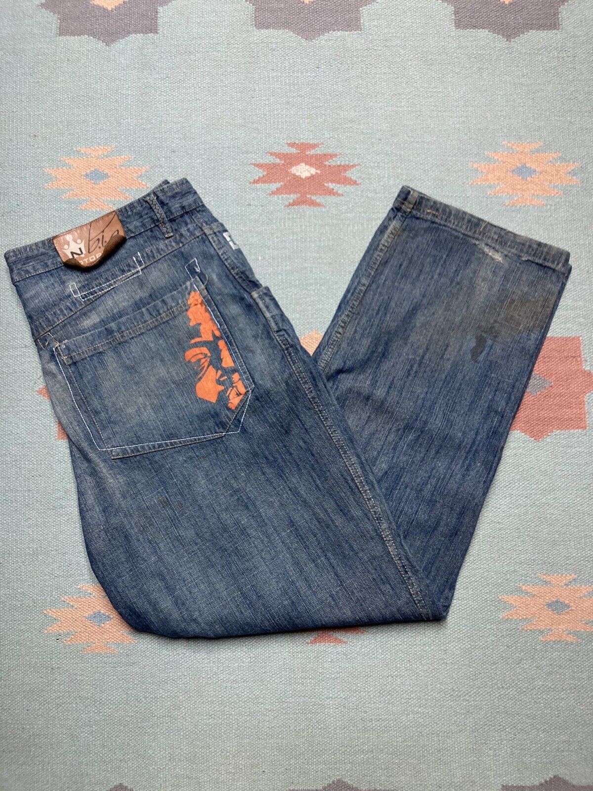 Rap Tees × Vintage y2k baggy jeans notorious BIG biggie wide pipes JNCO ...