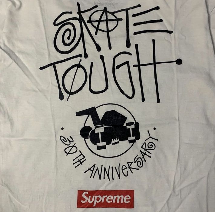 Supreme Stussy x Supreme Anniversary 30th Skate Though | Grailed