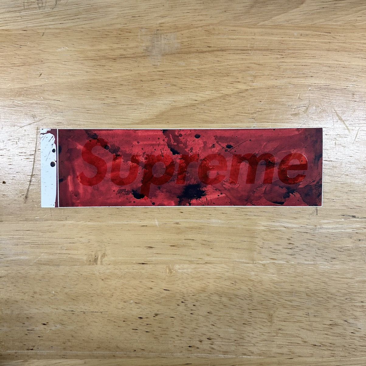 Stickers × Streetwear × Supreme Supreme Ralph Steadman Box Logo Sticker ...